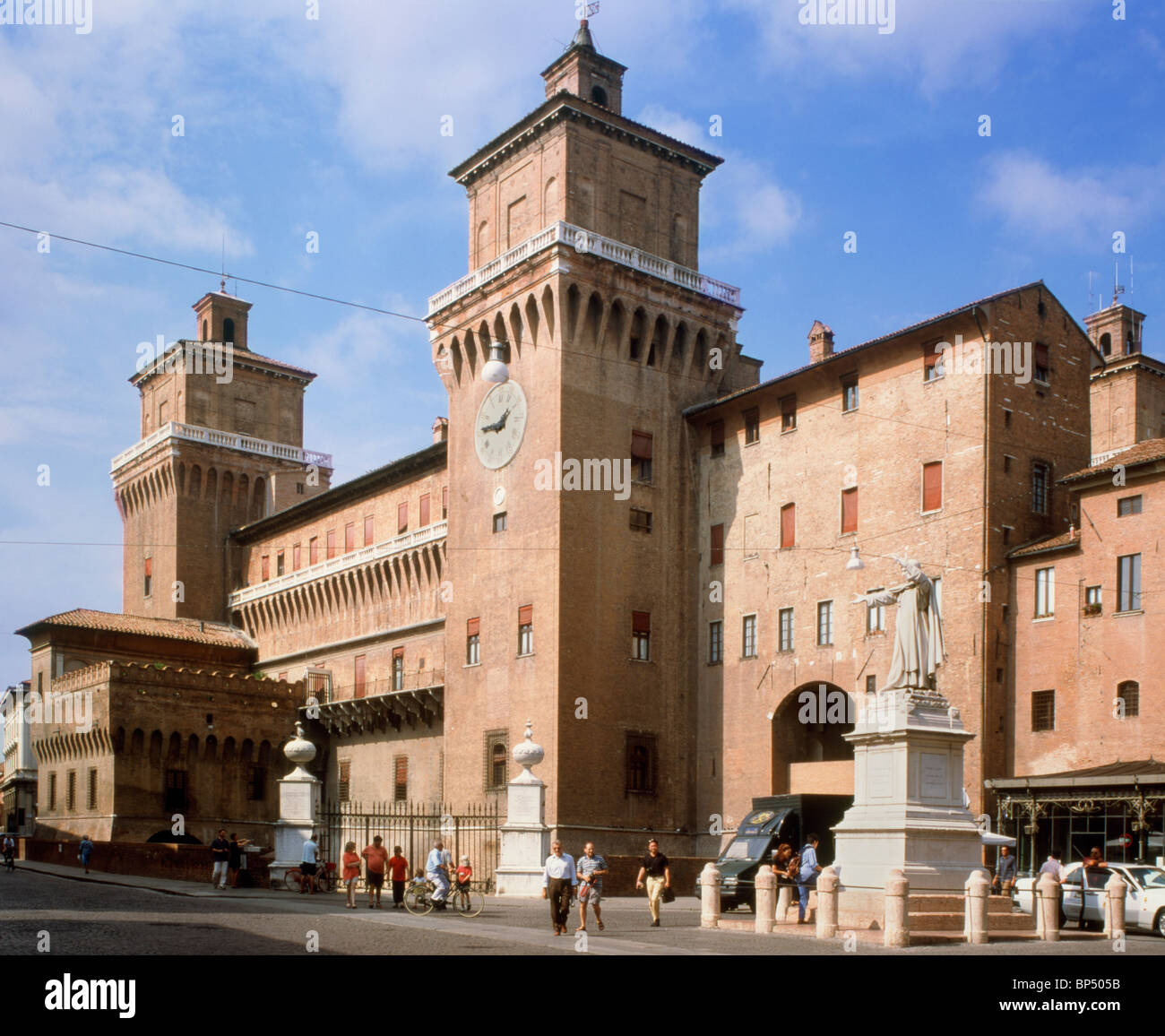 Italy Emilia-Romagna Ferrara Este castle Stock Photo - Alamy