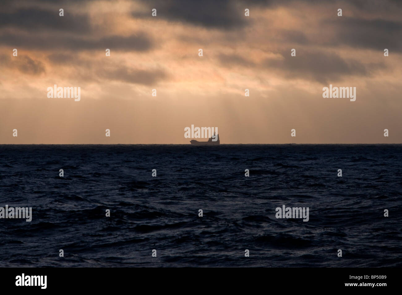 Ship in bad weather Stock Photo - Alamy