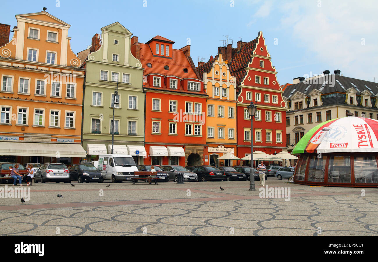 Wroclaw Solny Square Lower Silesia Poland Stock Photo - Alamy