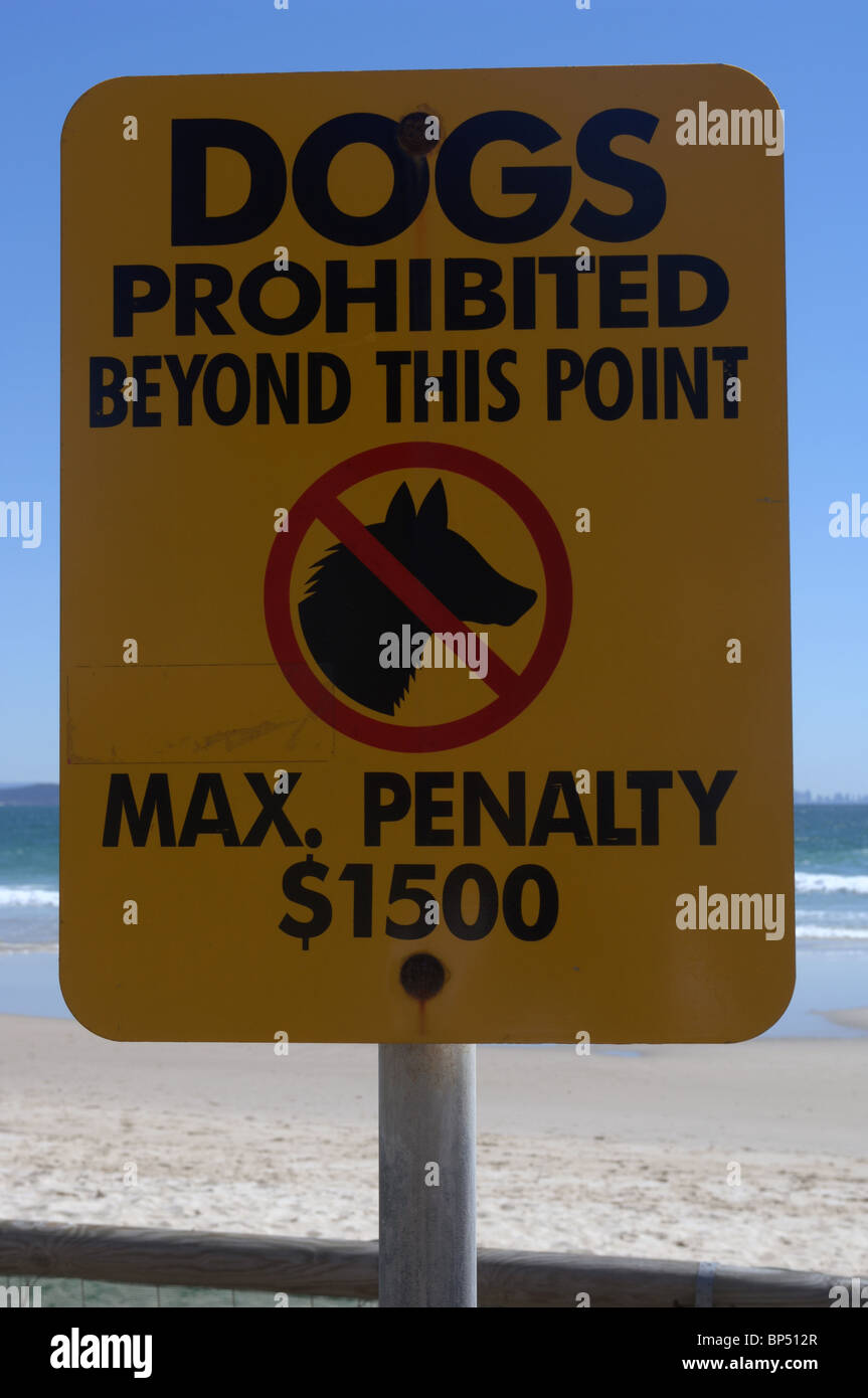 Dogs prohibited beyond this point sign hi-res stock photography and ...
