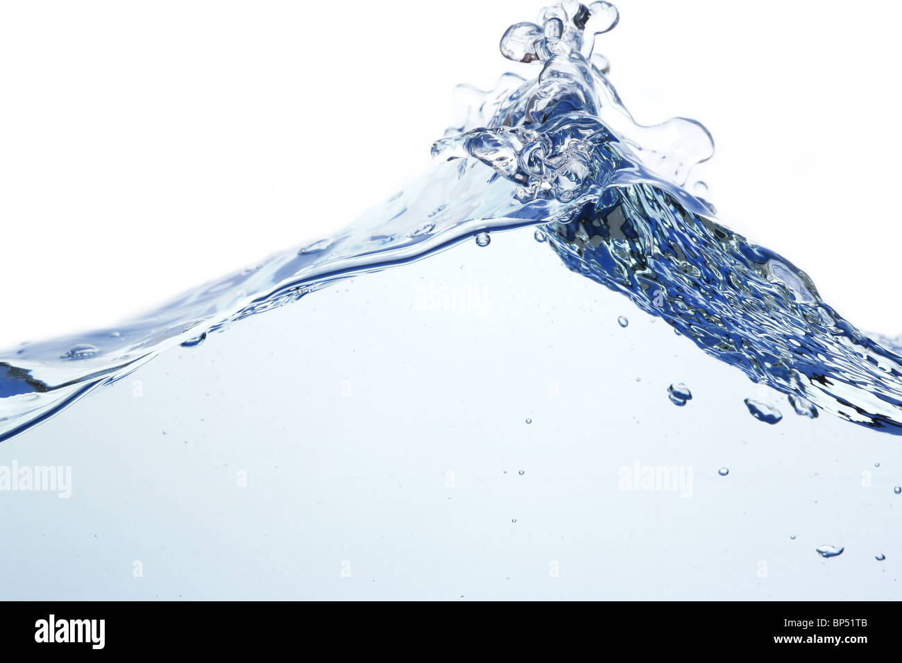 water surface with wave ans splash Stock Photo - Alamy