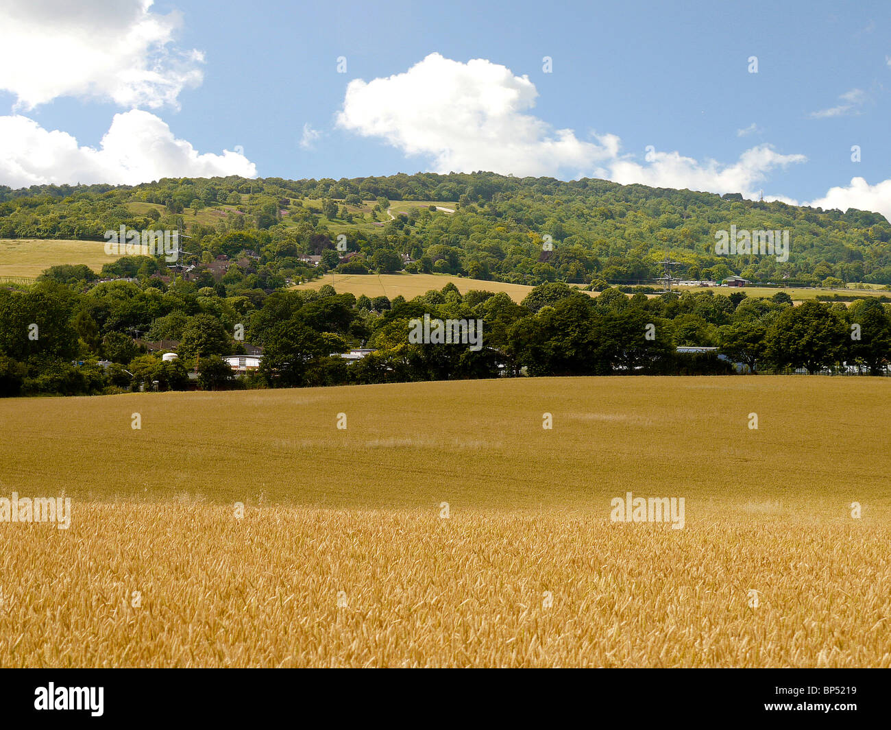View over Wendover Town, Bucks,and Village, Bucks, UK Stock Photo - Alamy