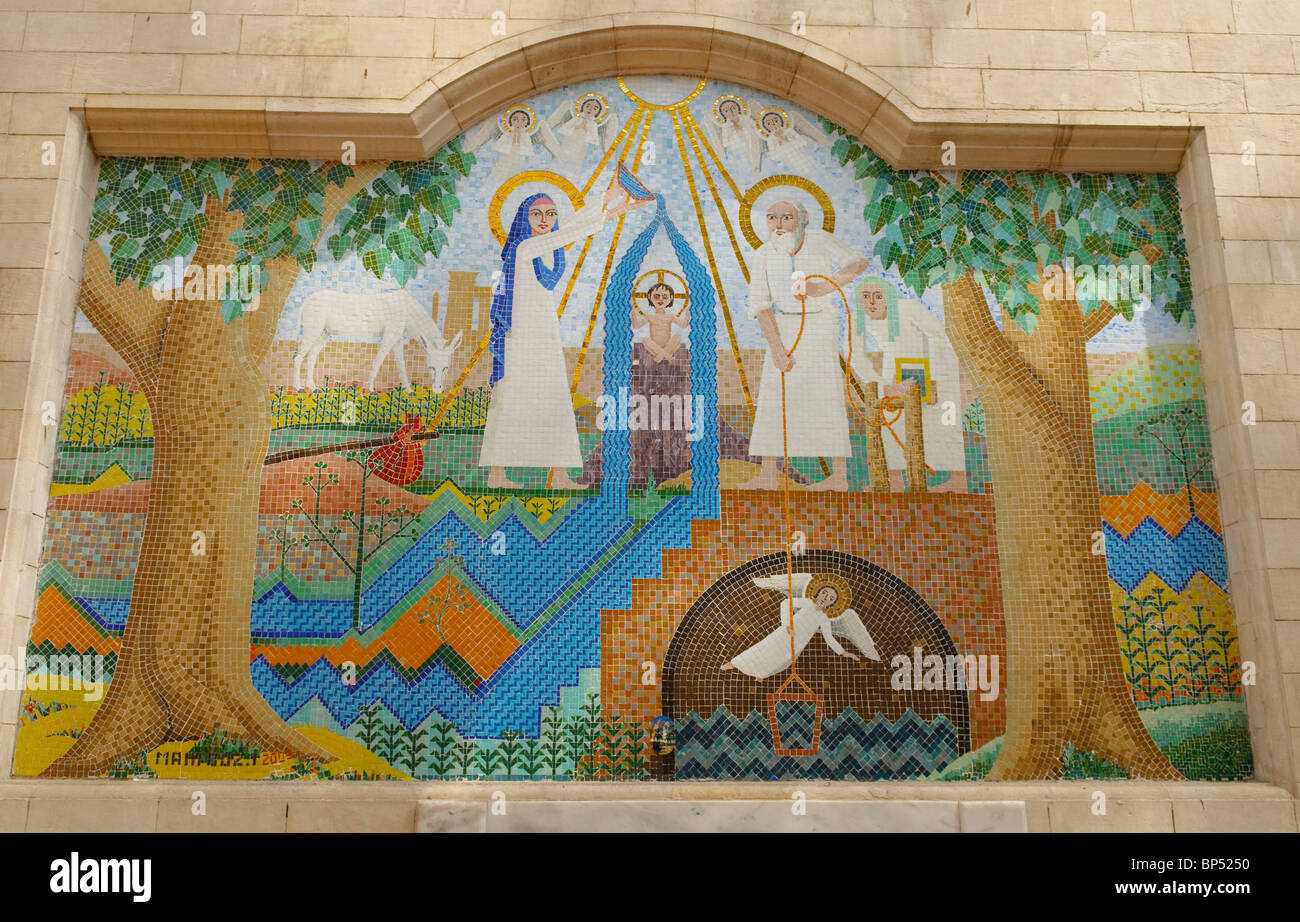 religious art in the St George Greek Orthodox Church in Cairo Egypt ...