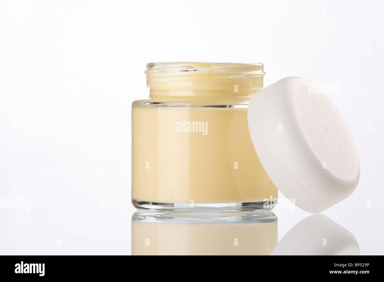 cream in the jar Stock Photo - Alamy
