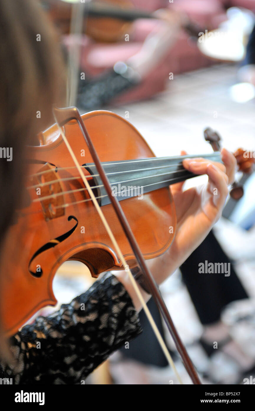 women playing violin Stock Photo - Alamy