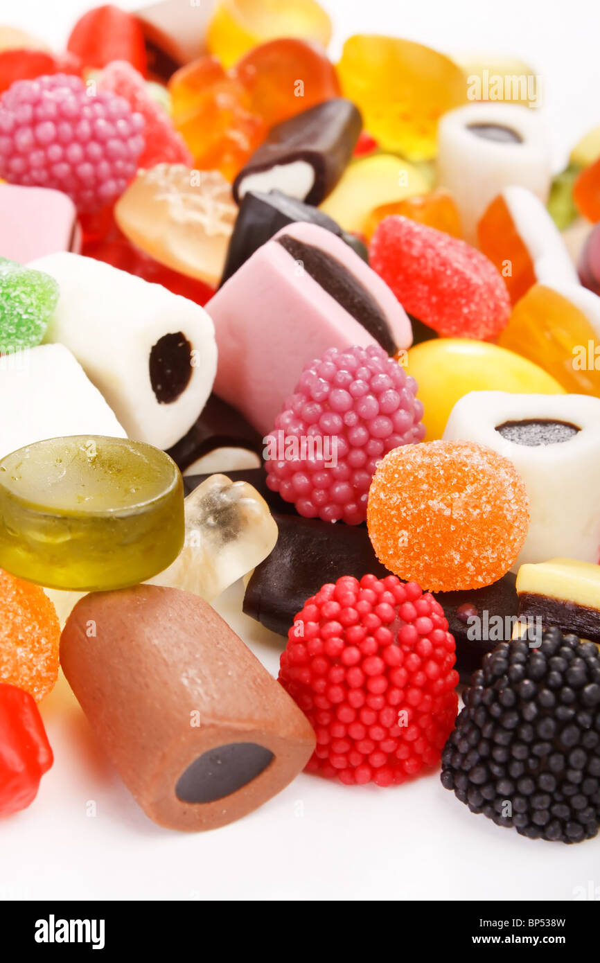 assortment of colorful candy Stock Photo - Alamy