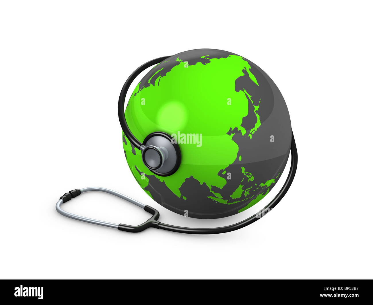 3d image, concept image world health. isolated over white background ...