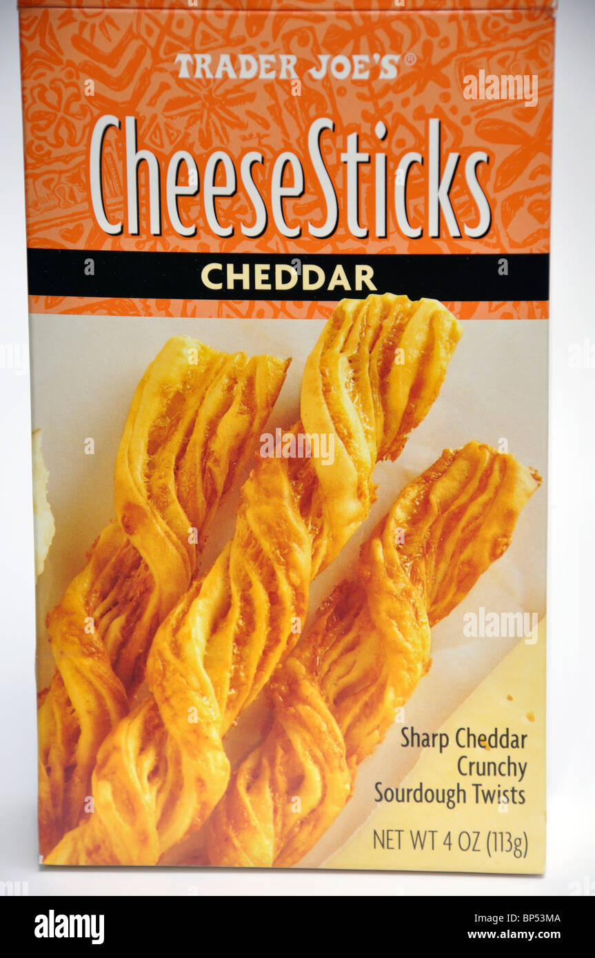 Cheese stick snacks in package Stock Photo - Alamy