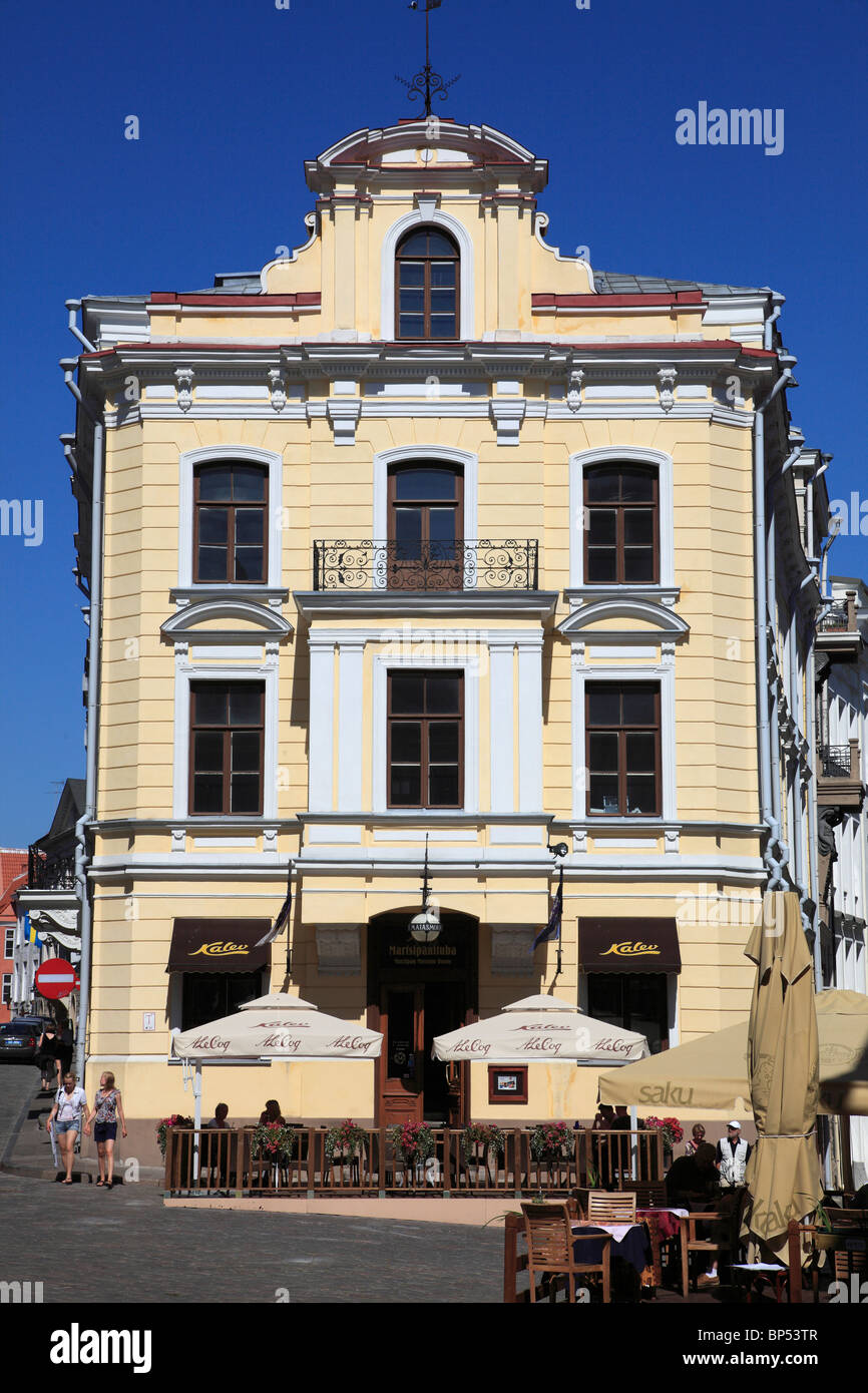 Estonia, Tallinn, street scene, typical architecture Stock Photo - Alamy