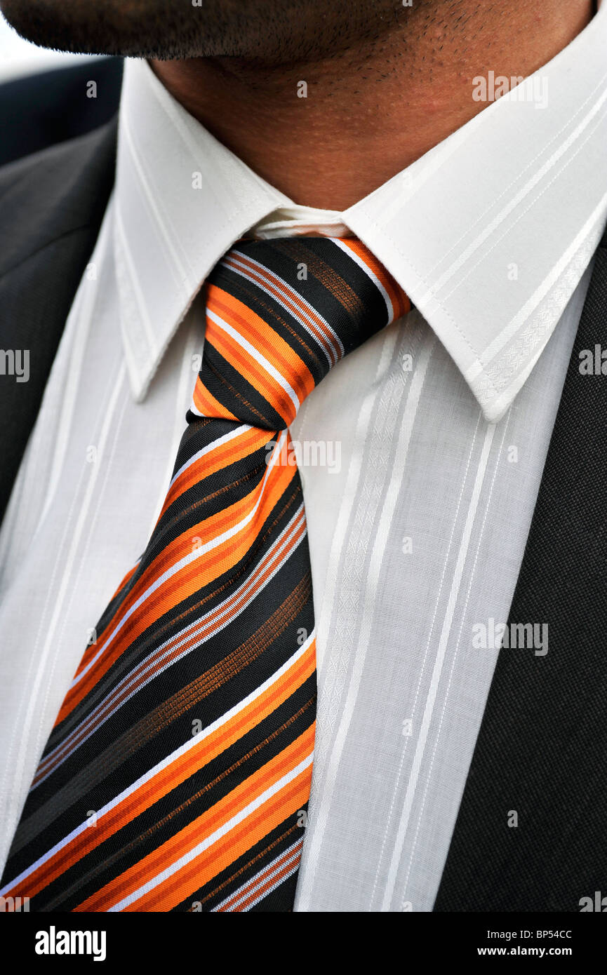 Colourful Striped Tie High Resolution Stock Photography and Images - Alamy