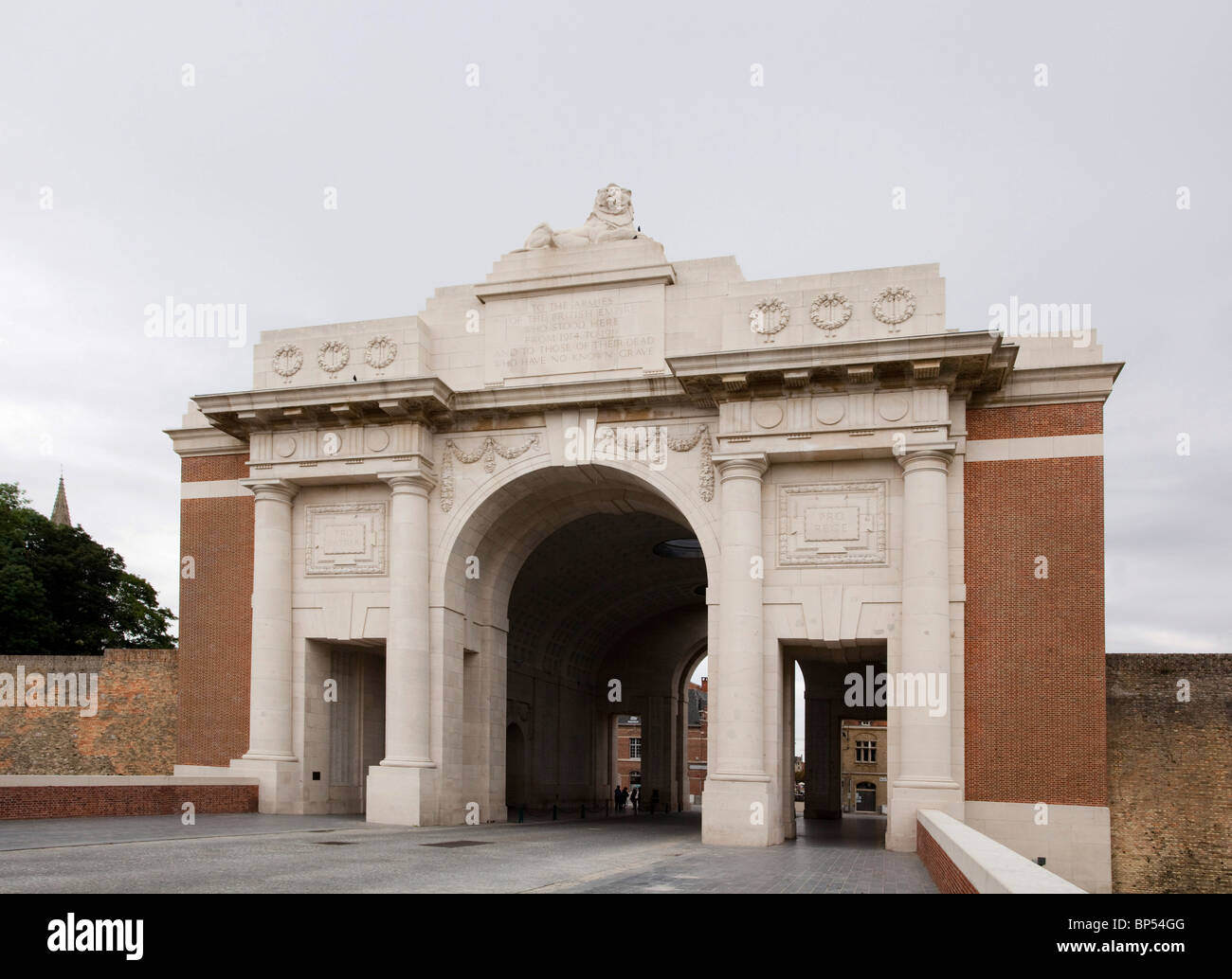 Menin Gate Memorial,Ypres, Belgium Stock Photo - Alamy