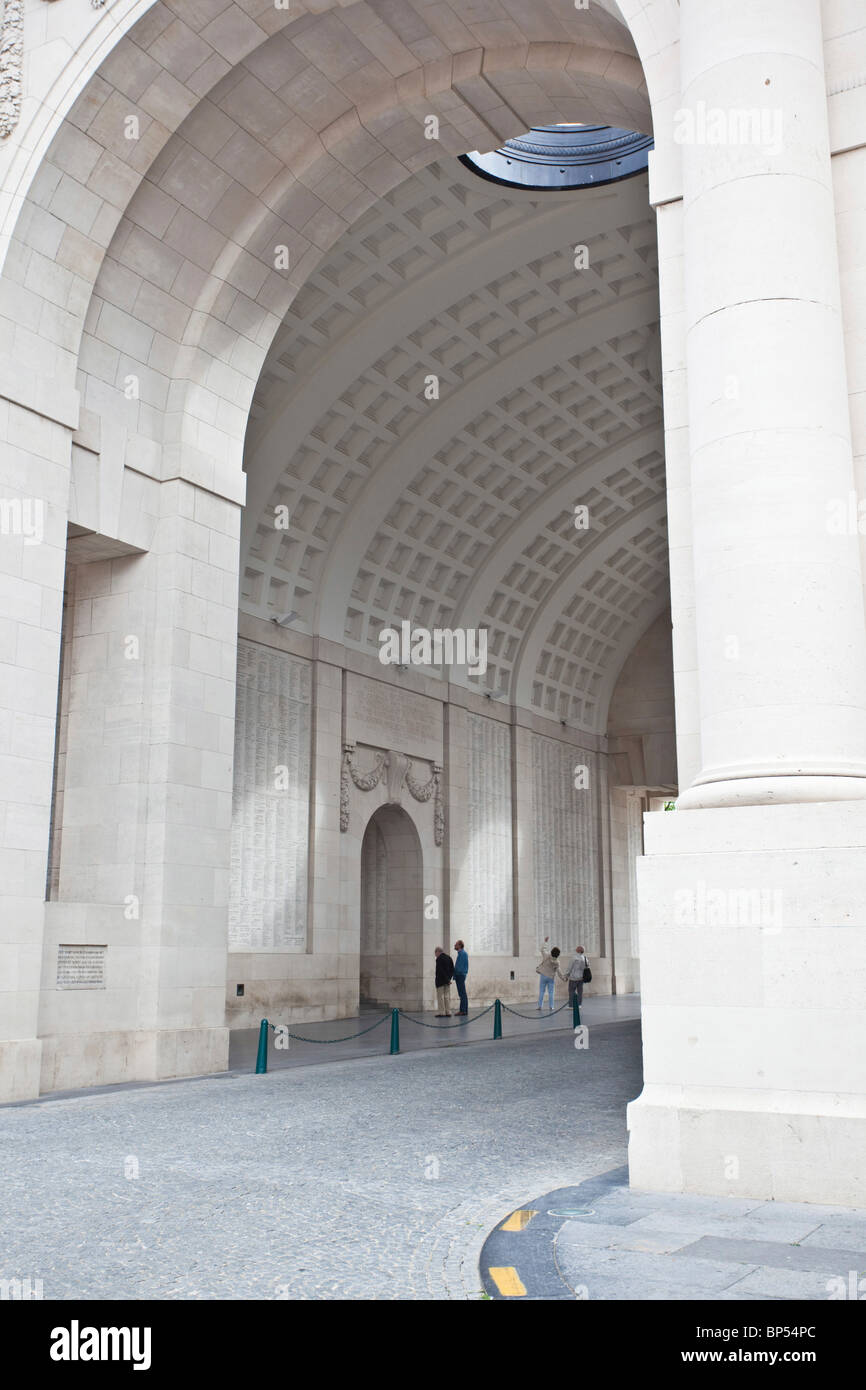 Menin Gate Memorial,Ypres, Belgium Stock Photo - Alamy