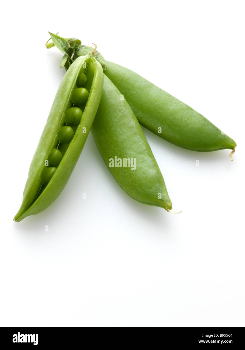 Pods of sugar snap peas Cut Out Stock Images & Pictures - Alamy