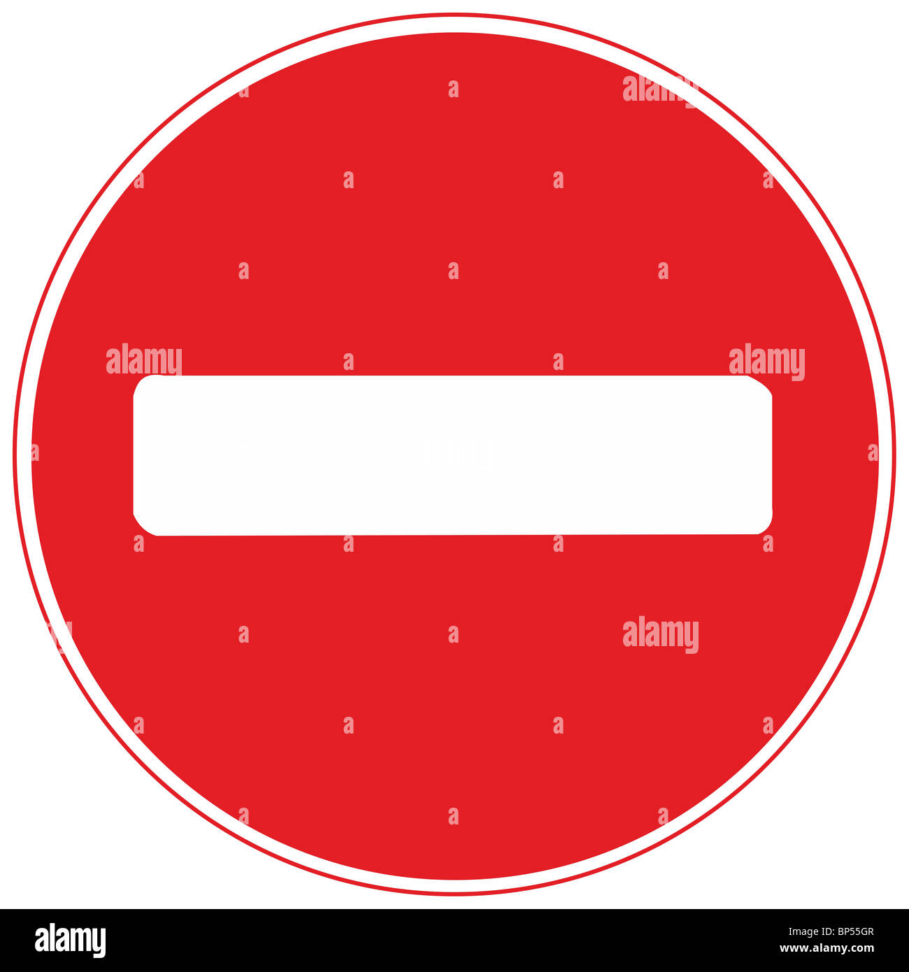 uk road sign no entry prohibited keep out Stock Photo - Alamy