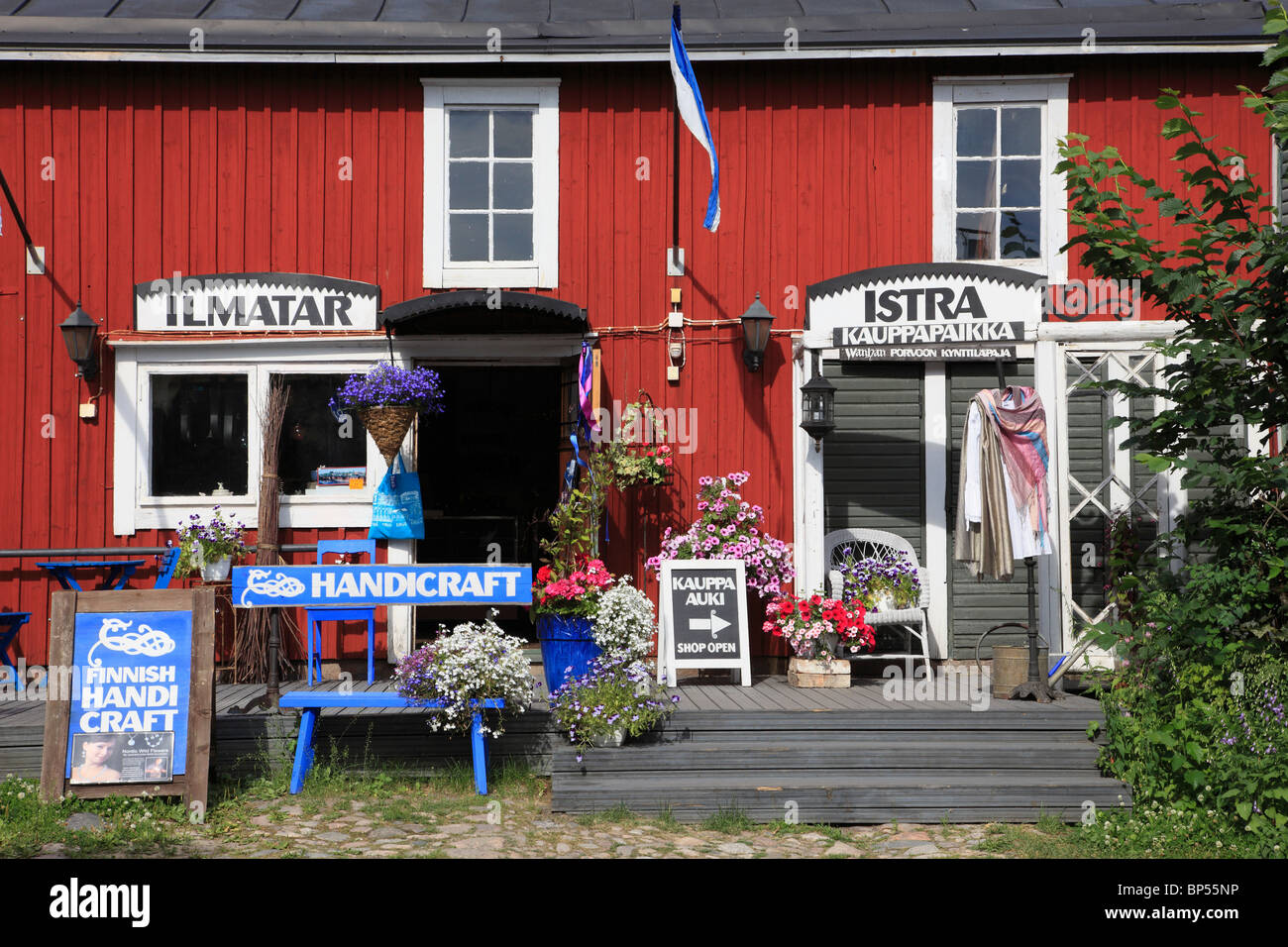 Finland, Porvoo, handicraft shop Stock Photo - Alamy