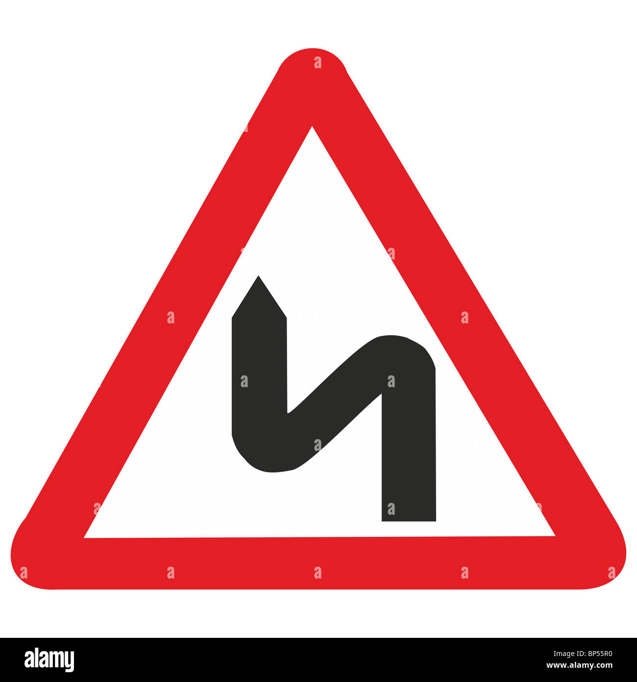 Road roads curve bends Cut Out Stock Images & Pictures - Alamy