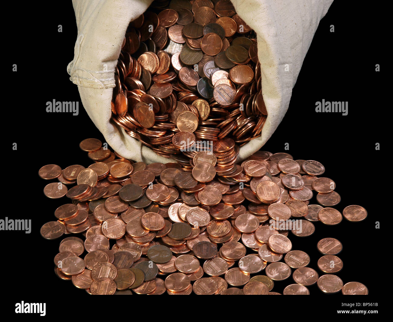 Penny pennies hi-res stock photography and images - Alamy