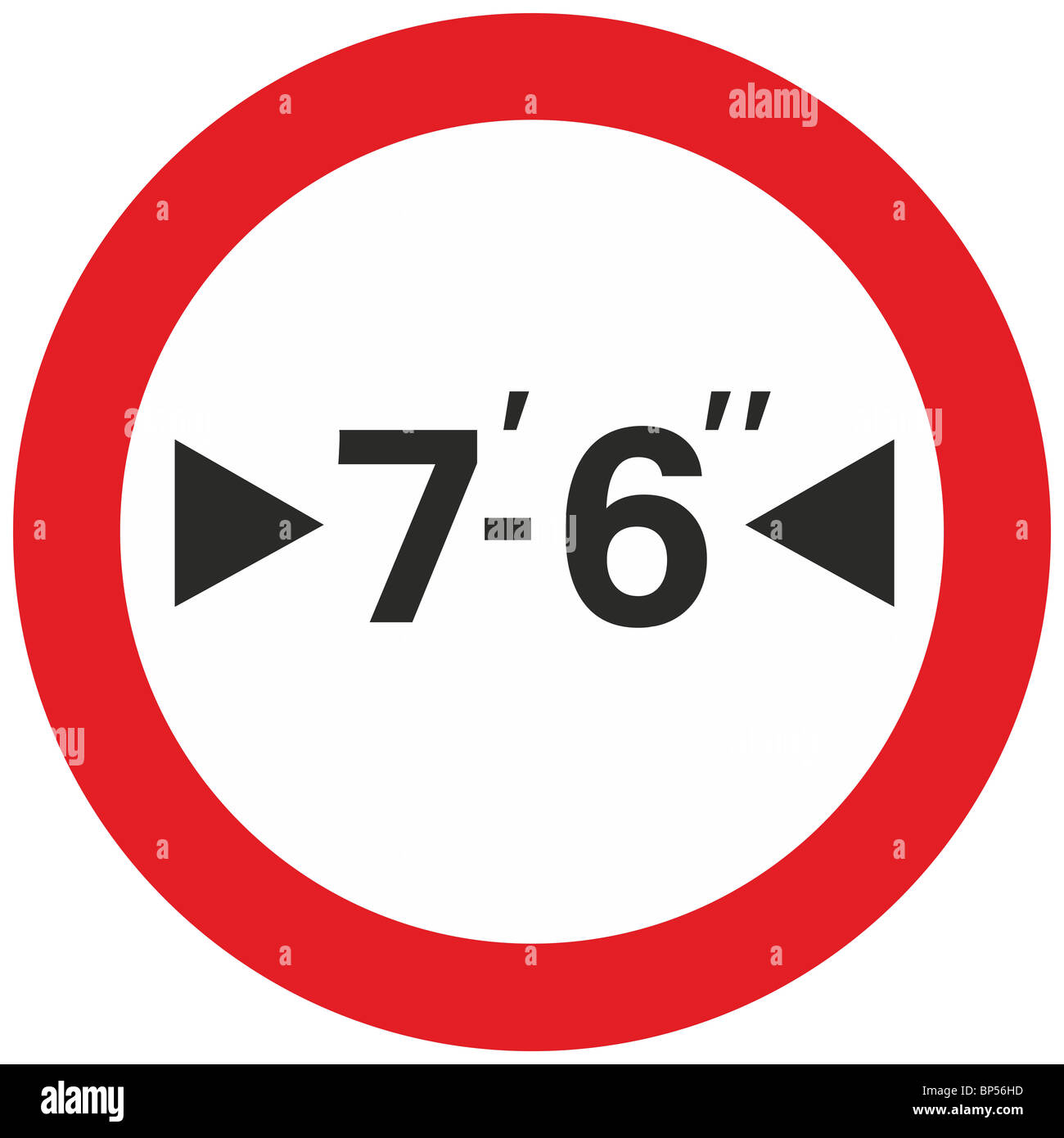 uk road sign vehicle width restriction narrow road bridge restricted ...