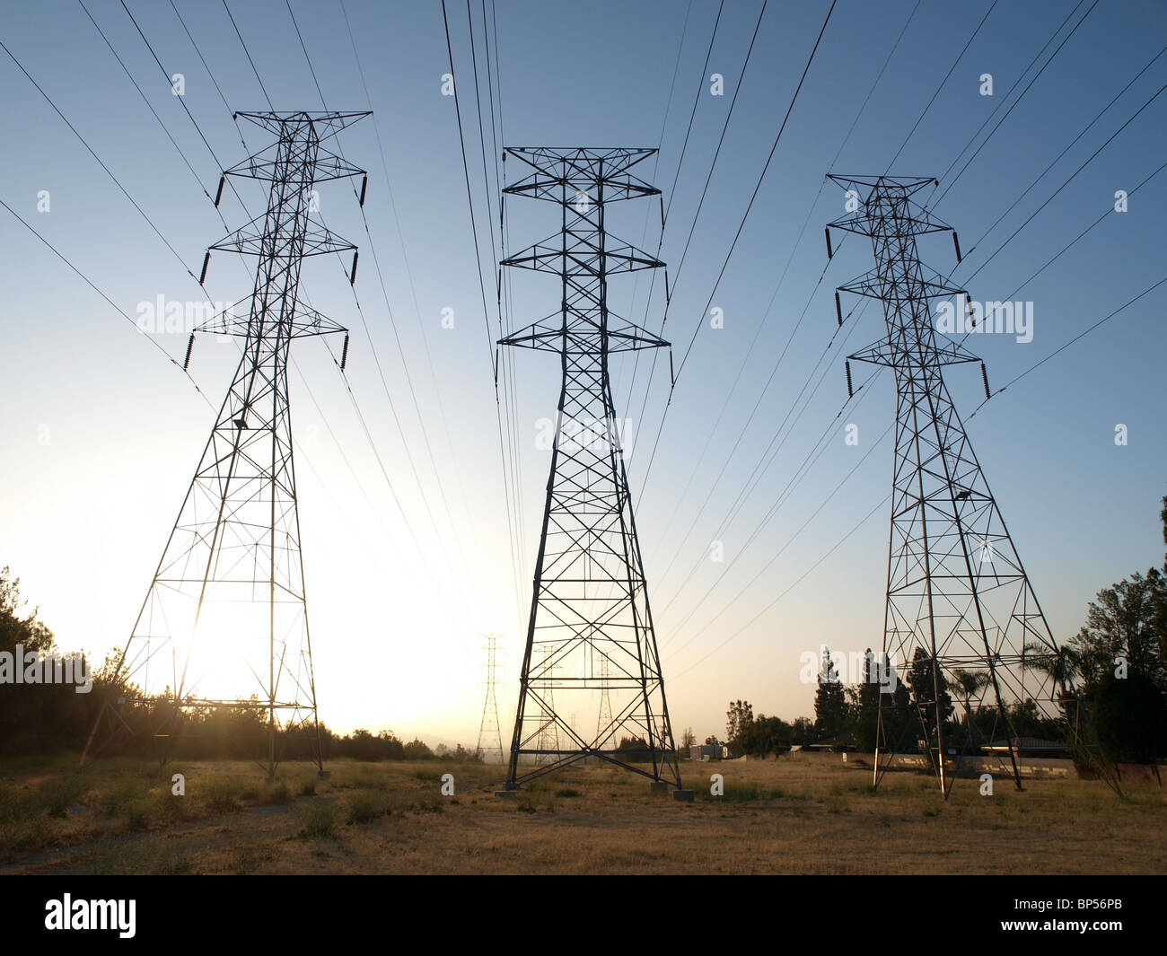 High tension towers hi-res stock photography and images - Alamy
