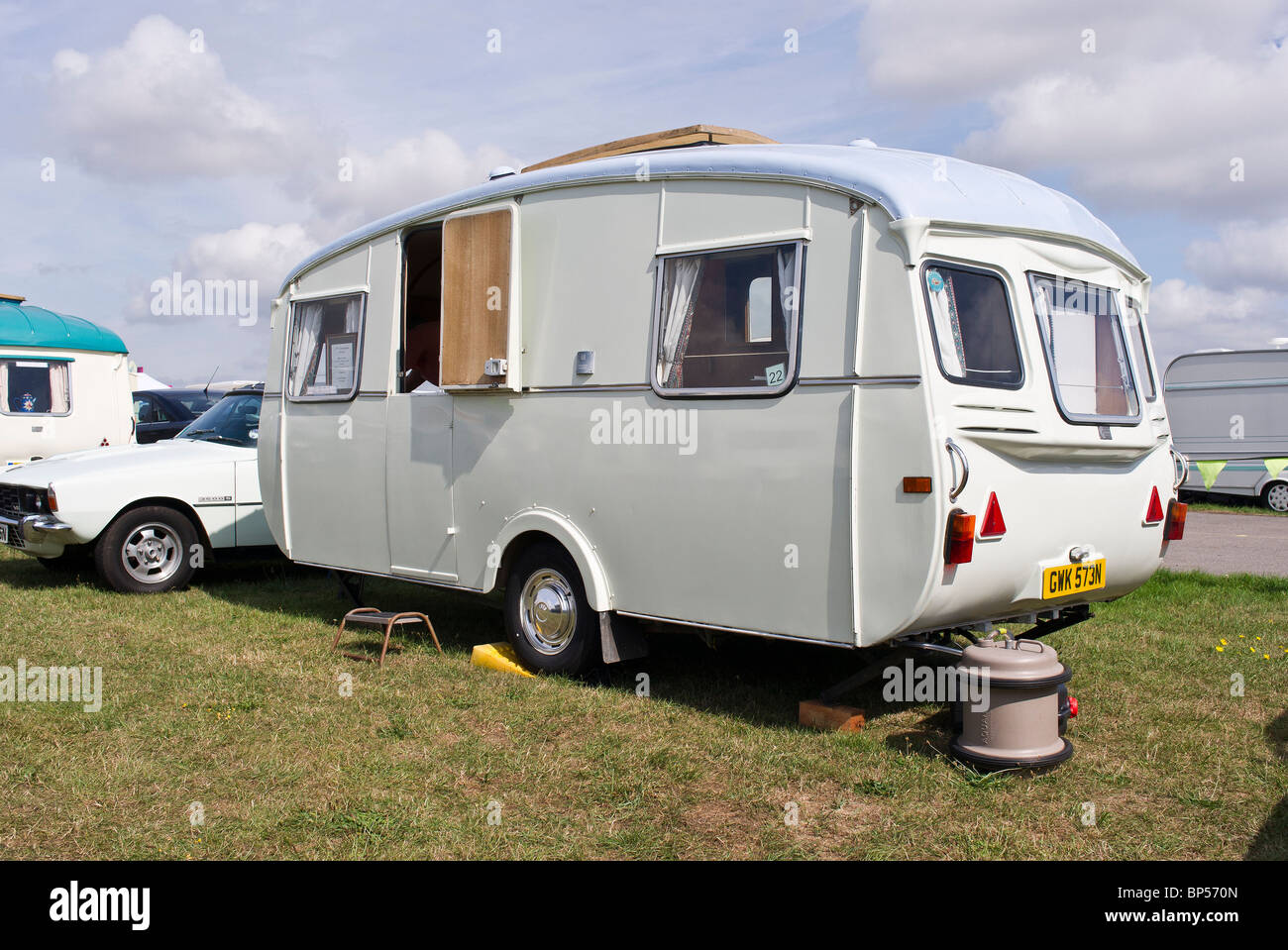 A 1970s touring caravan model Cheltenham Puki Stock Photo - Alamy