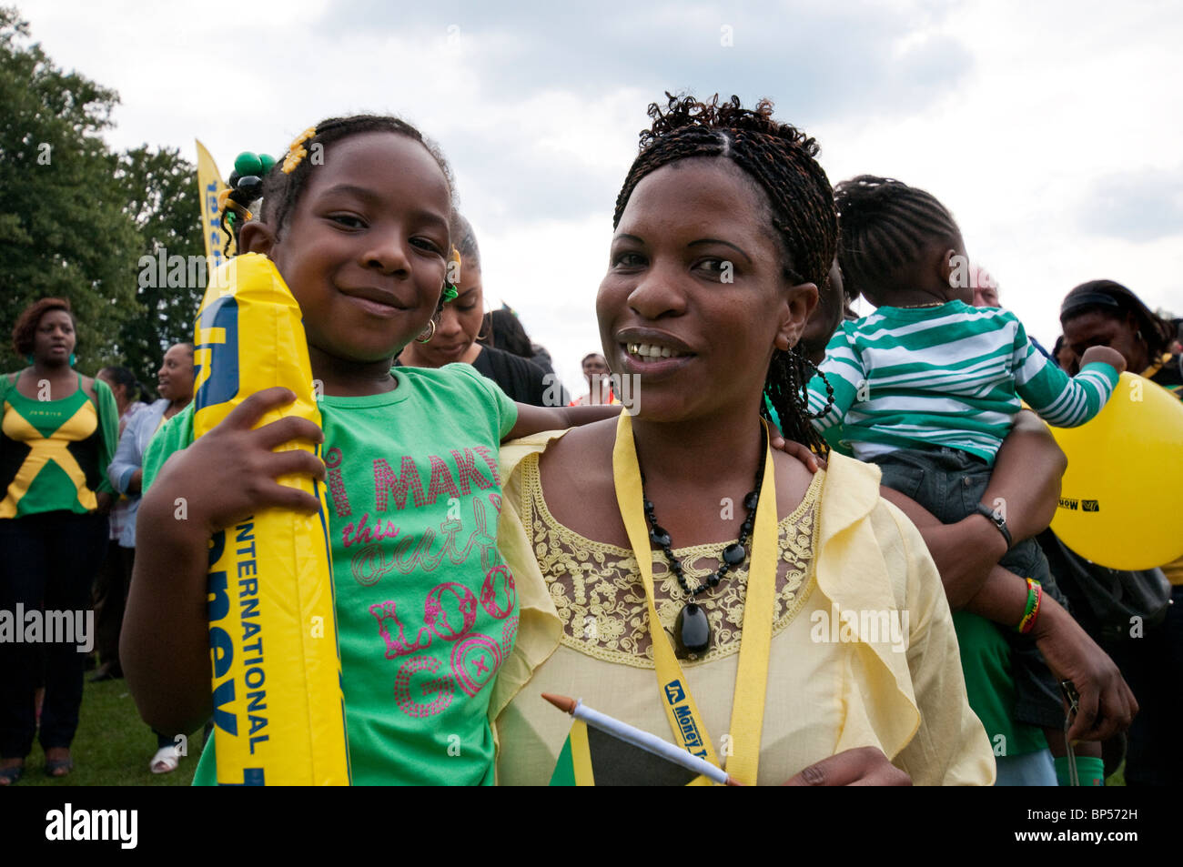 Black jamaican afro caribbean afro caribbean people park festival ...
