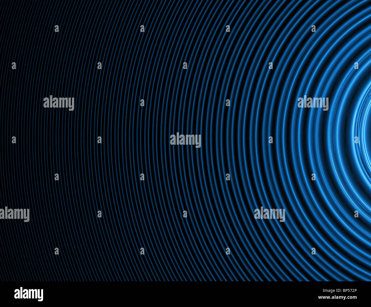 Blue abstract round curves hi-res stock photography and images - Alamy
