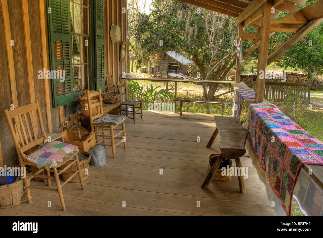 Dudley Farm Historic State Park Newberry Florida Stock Photo - Alamy