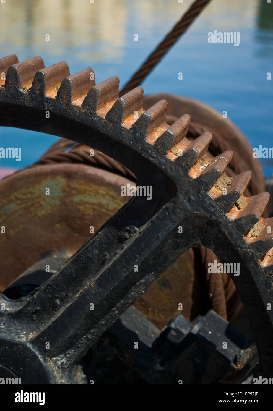 Rusty lifting equipment hi-res stock photography and images - Alamy