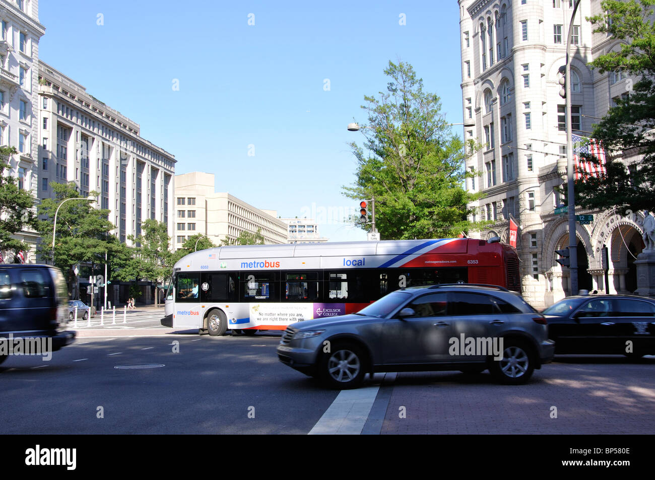 Bus, Washington DC, USA Stock Photo - Alamy