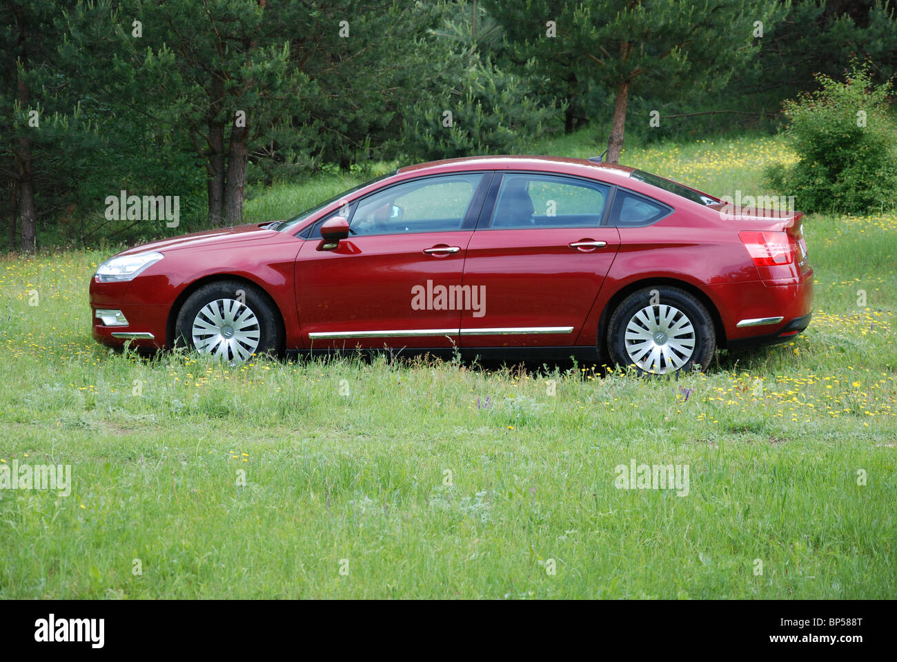 Citroen C5 2.0 HDI - MY 2008 - red metallic - five doors - French ...