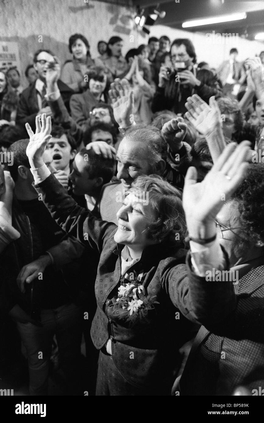 Shirley Williams. Crosby by Election Liverpool Nov 26th 1981. She was ...