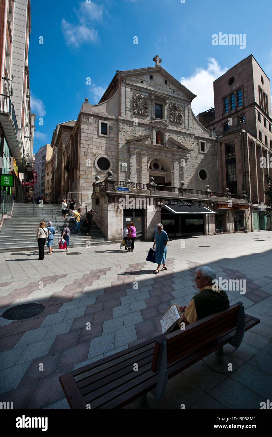 Street scene in Santander, Spain Stock Photo - Alamy