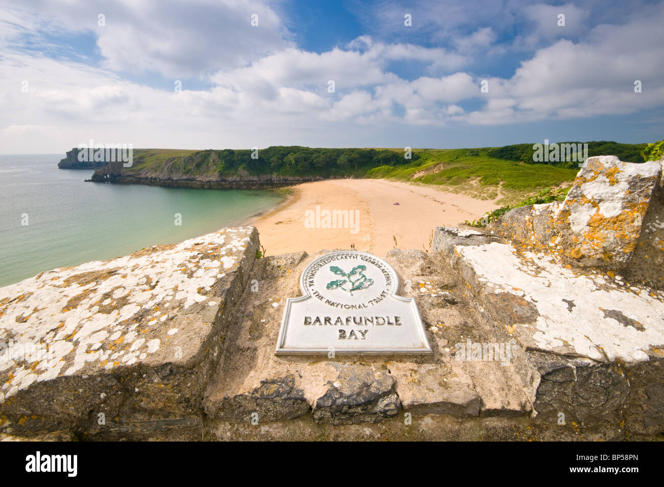 Barafundle Bay Pembrokeshire Stock Photo - Alamy