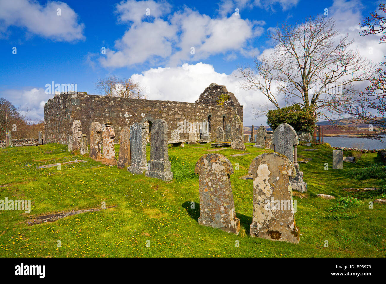 Kilmarie Old Parish Church, Craignish Stock Photo - Alamy