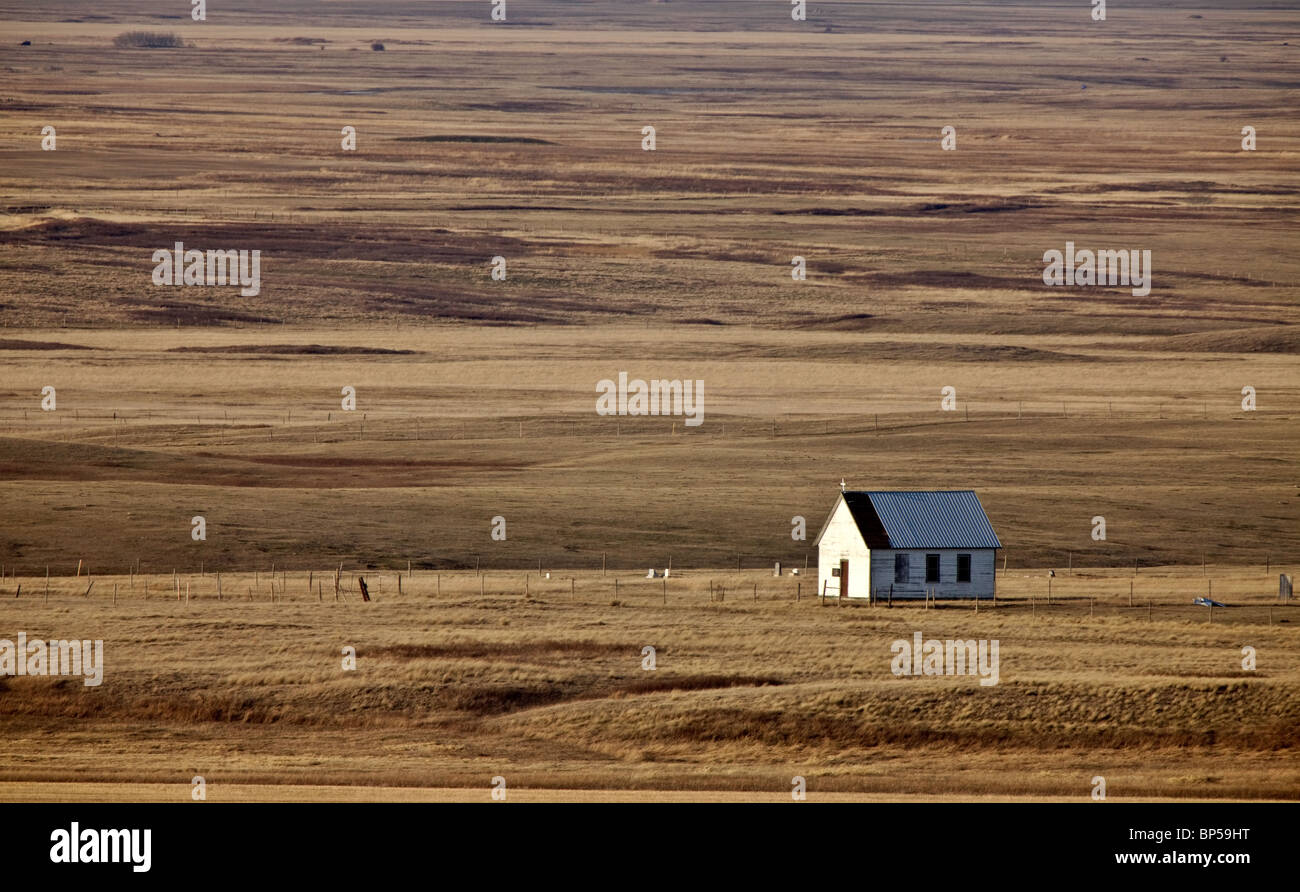 Old Prairie Church Saskatchewan Canada Stock Photo - Alamy