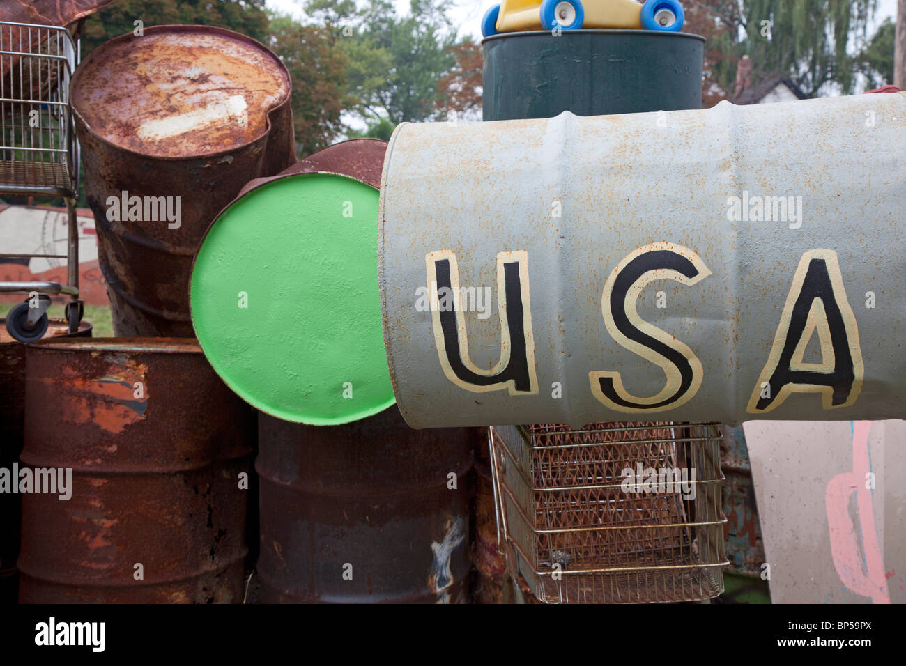 Heidelberg Street Art Project in Detroit Stock Photo - Alamy