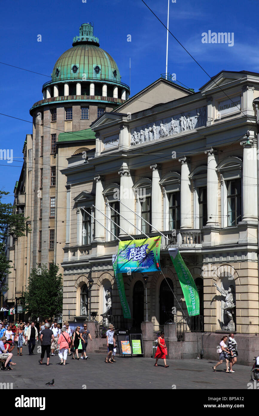 Finland, Helsinki, street scene, architecture, people Stock Photo - Alamy
