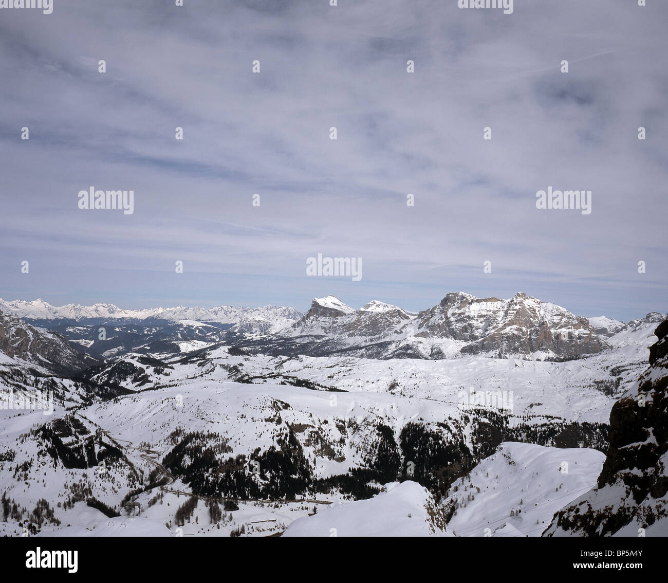 Snowscape from above hi-res stock photography and images - Alamy