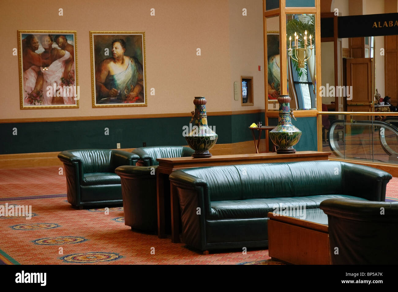 lobby of Adams Mark Hotel Mobile Alabama Stock Photo - Alamy