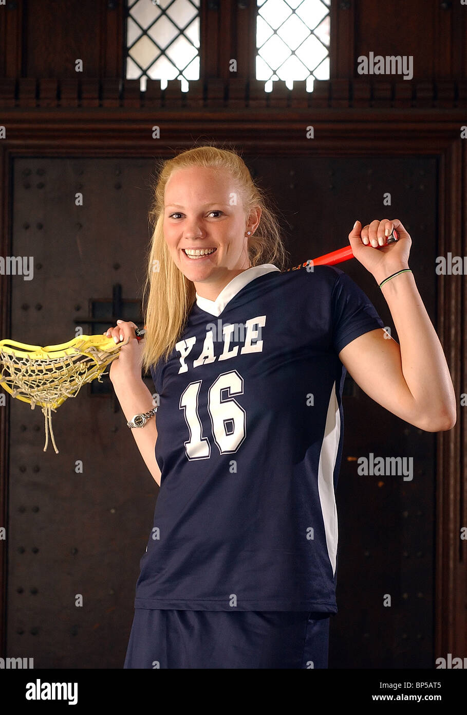 Yale University Standout lacrosse player Devon Rhodes. Female athletics ...