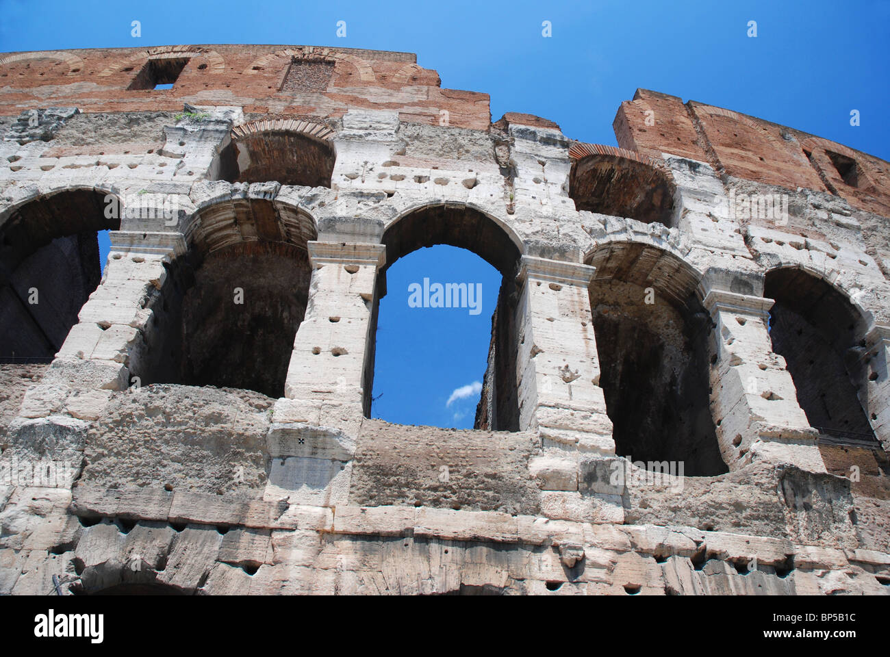 Wall of the Colosseum (or Coliseum), Rome, Italy Stock Photo - Alamy