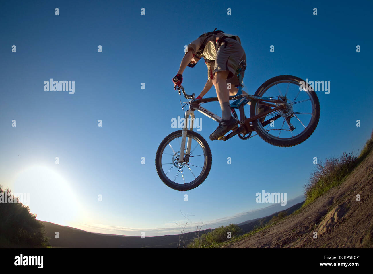 Professional mountain biker Ross Schnell riding in Laguna Beach ...