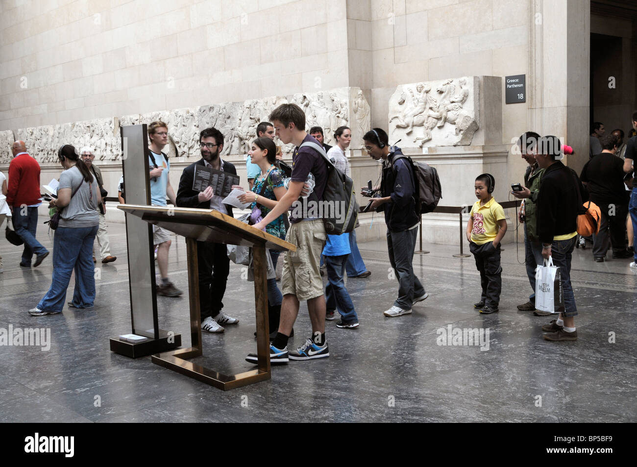 UK Visitors to the British Museum, London Stock Photo - Alamy