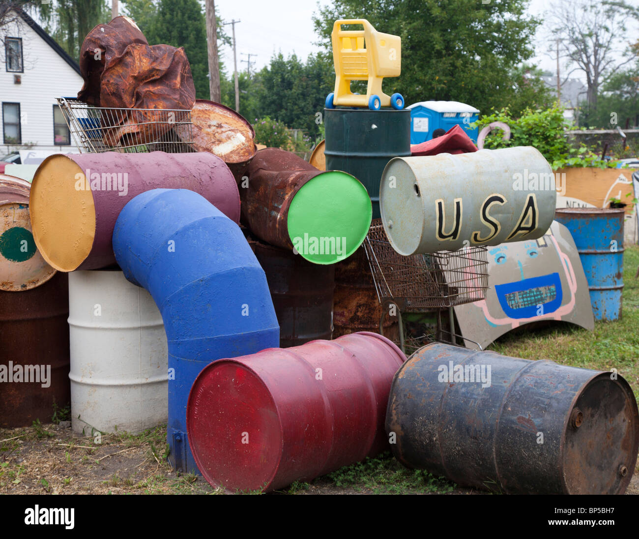 Heidelberg Street Art Project in Detroit Stock Photo - Alamy