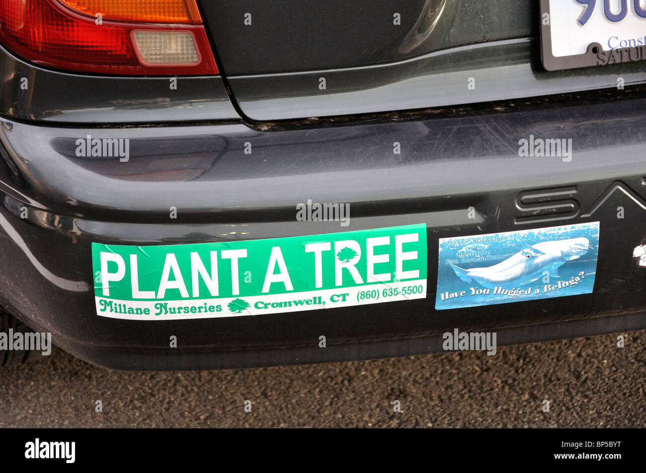 Environmental car sticker hi-res stock photography and images - Alamy