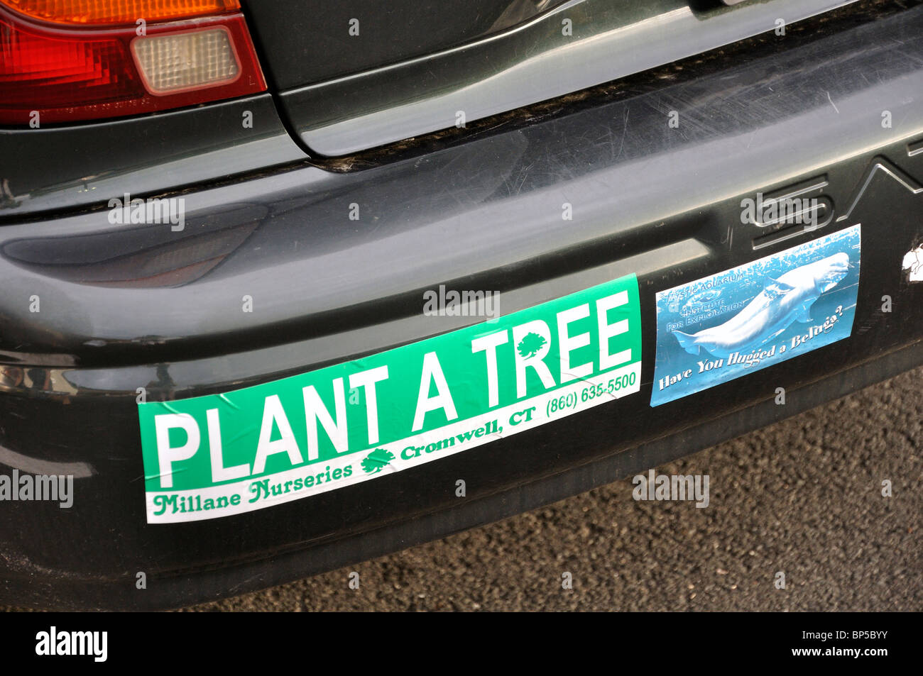 Environmental car sticker hi-res stock photography and images - Alamy