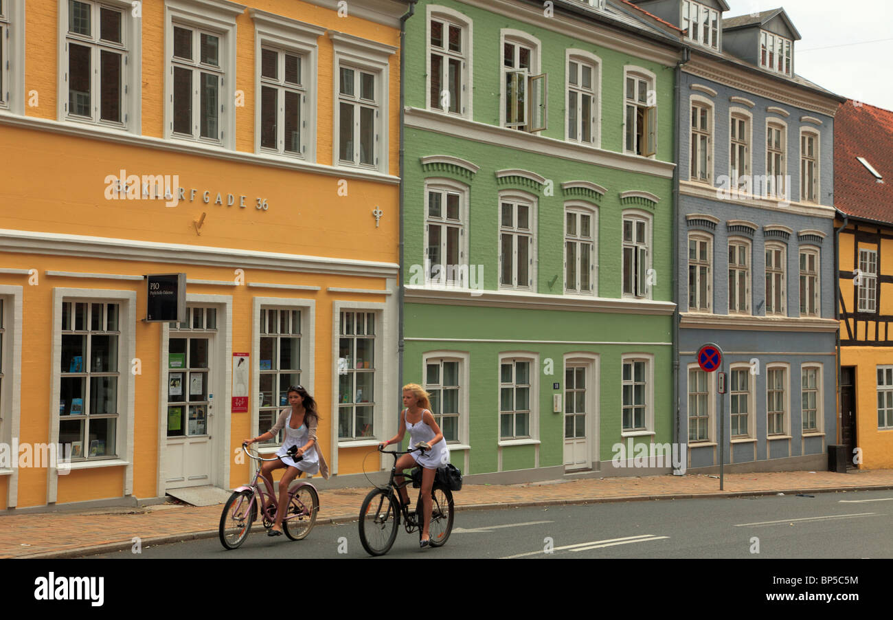 Denmark, Funen, Odense, traditional houses, historic architecture Stock ...