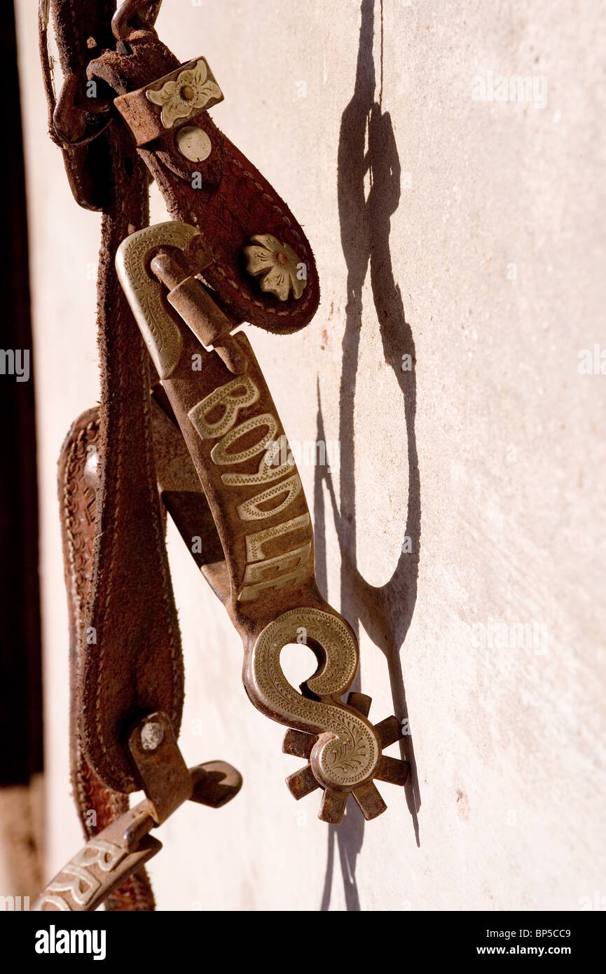 Western Custom Spurs Stock Photo - Alamy