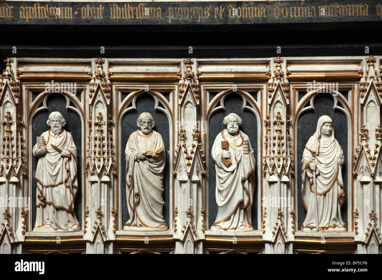 Denmark, Zealand, Roskilde, Cathedral, interior, statues Stock Photo ...
