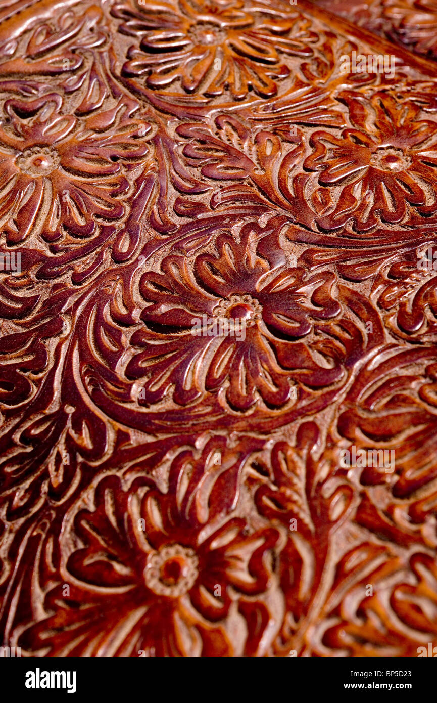 Tooled Western Wallpaper